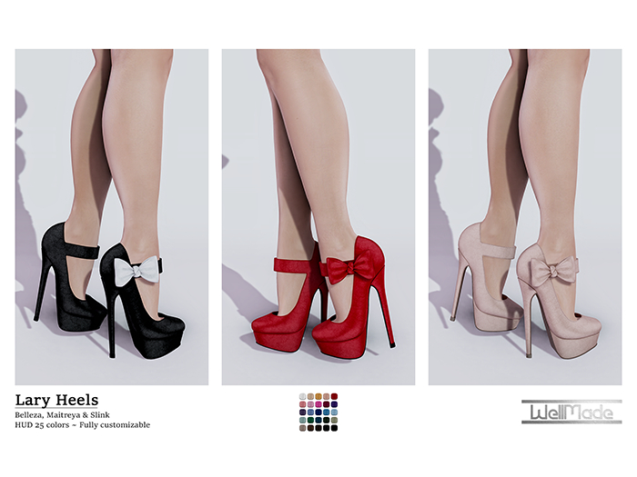 Second Life Marketplace - [WellMade] Lary Heels